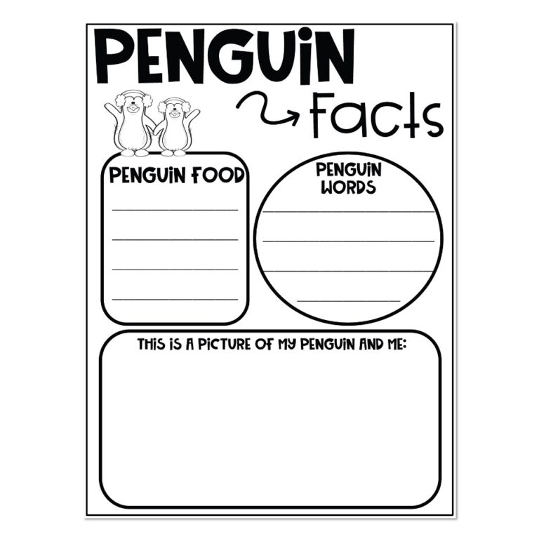 Penguins Art Project & Unit - All Students Can Shine