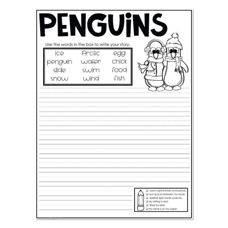Penguins Art Project & Unit - All Students Can Shine