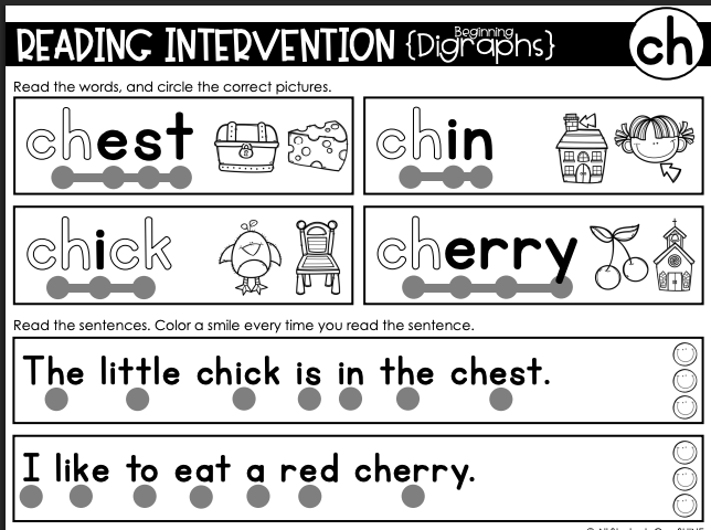 Free Reading Fluency Intervention Resources Your K-1 Students Will Love ...