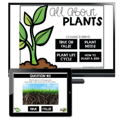 Engaging Plant Activities for 1st Grade - All Students Can Shine