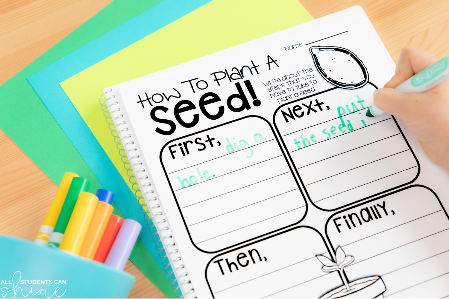 Engaging Plant Activities for 1st Grade - All Students Can Shine