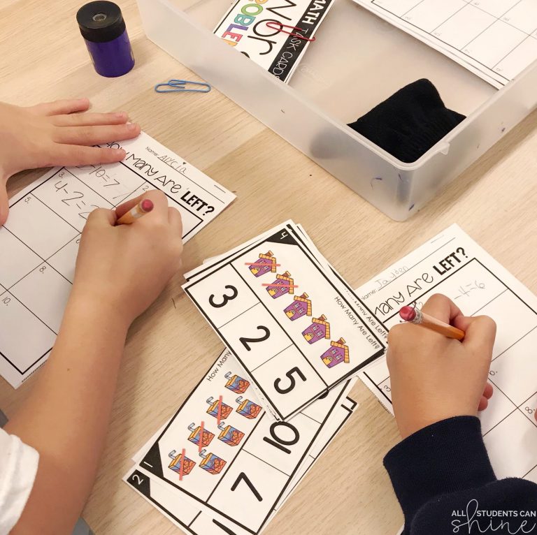 How to Use Task Cards in Your Primary Classroom - All Students Can Shine