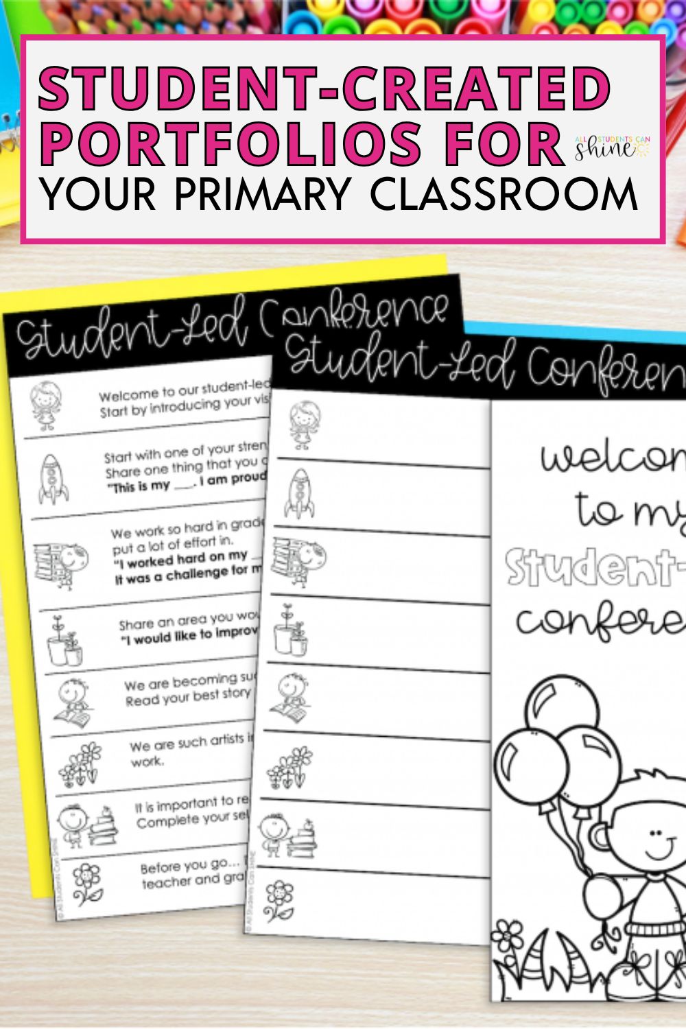 Student-Created Portfolios For Your Primary Classroom - All Students ...