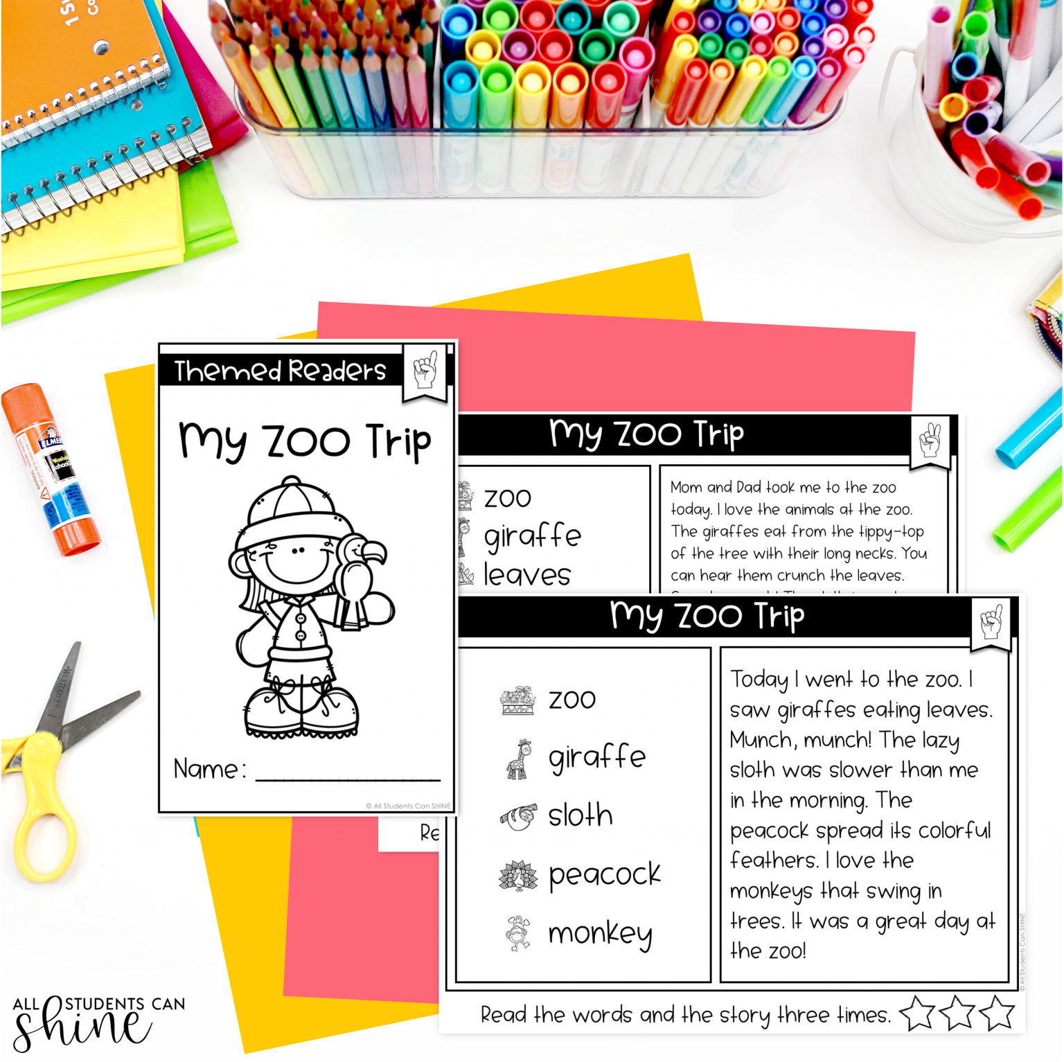 A Themed Readers Resource To Build a Love of Reading in Primary Grades ...