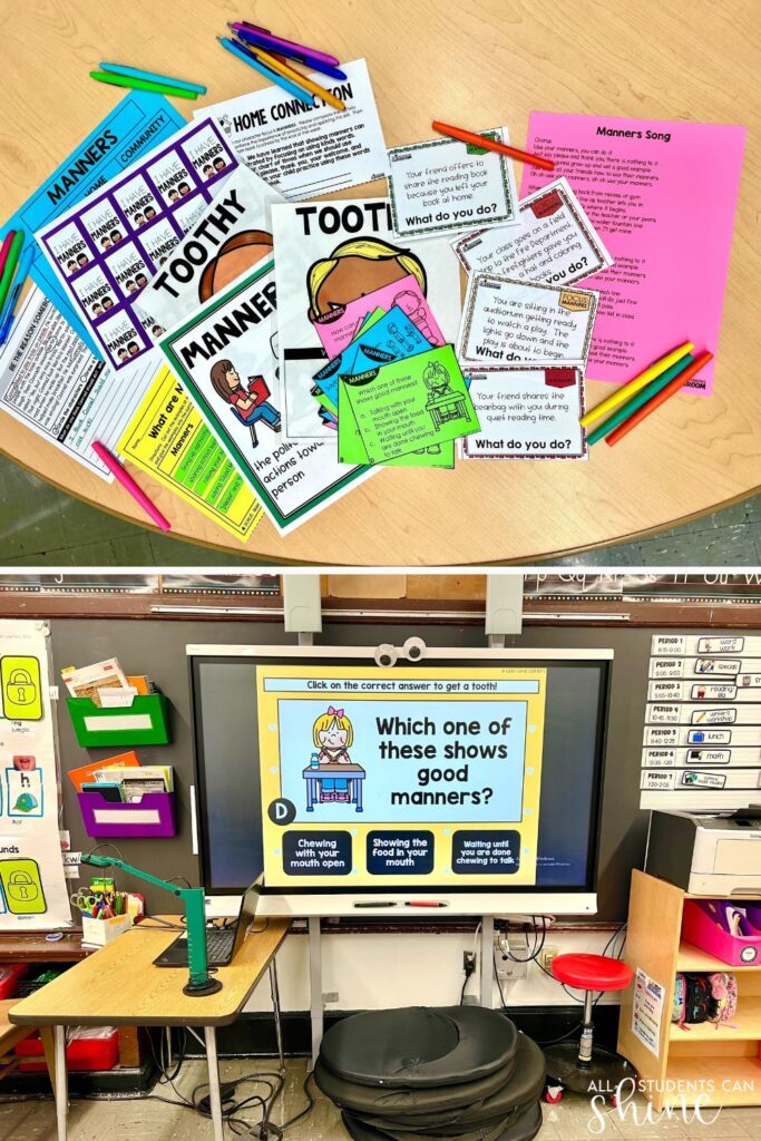 Teaching Children about Manners in the Classroom - All Students Can Shine