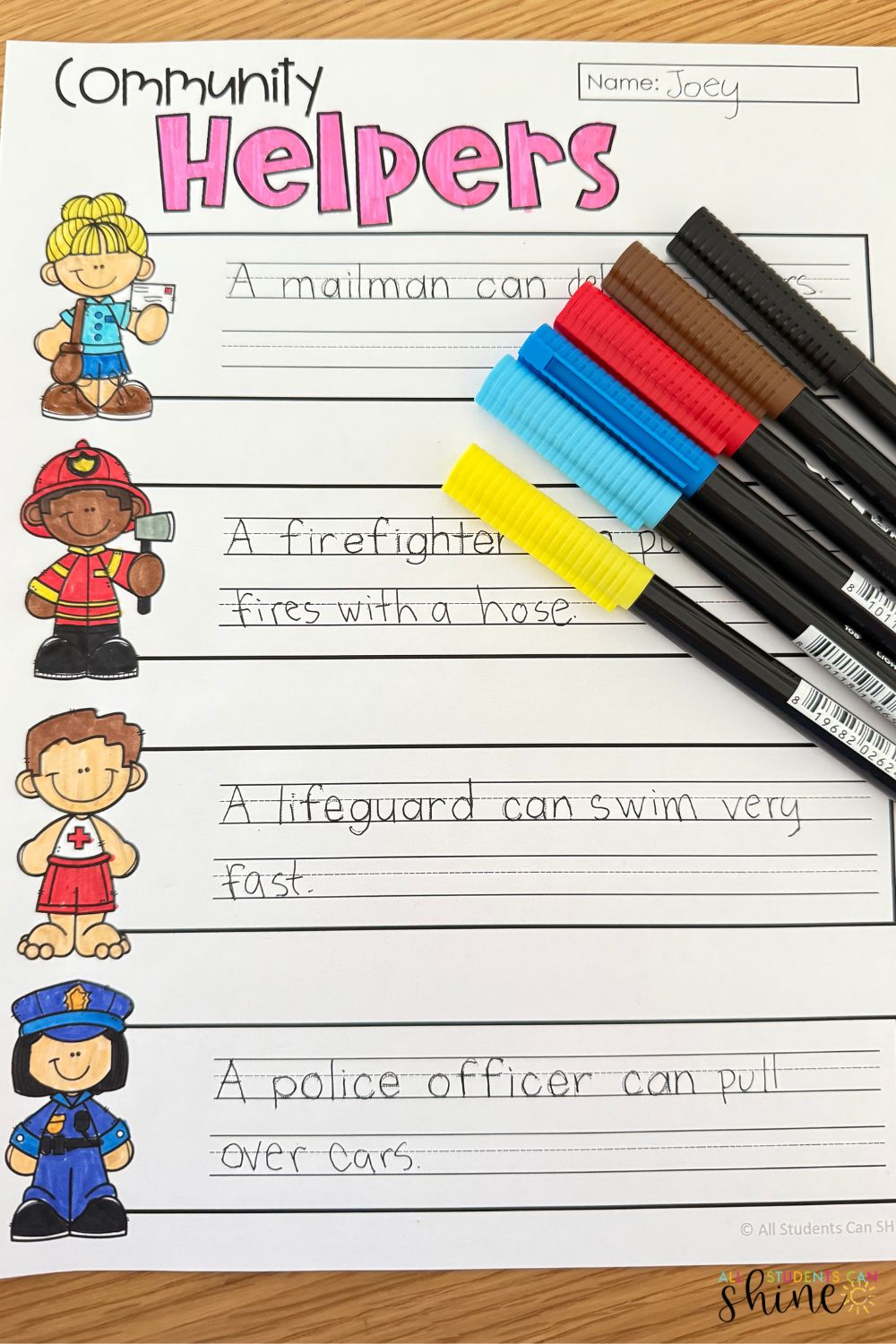 1st Grade Monthly Writing Centers - For the Entire Year - All Students ...